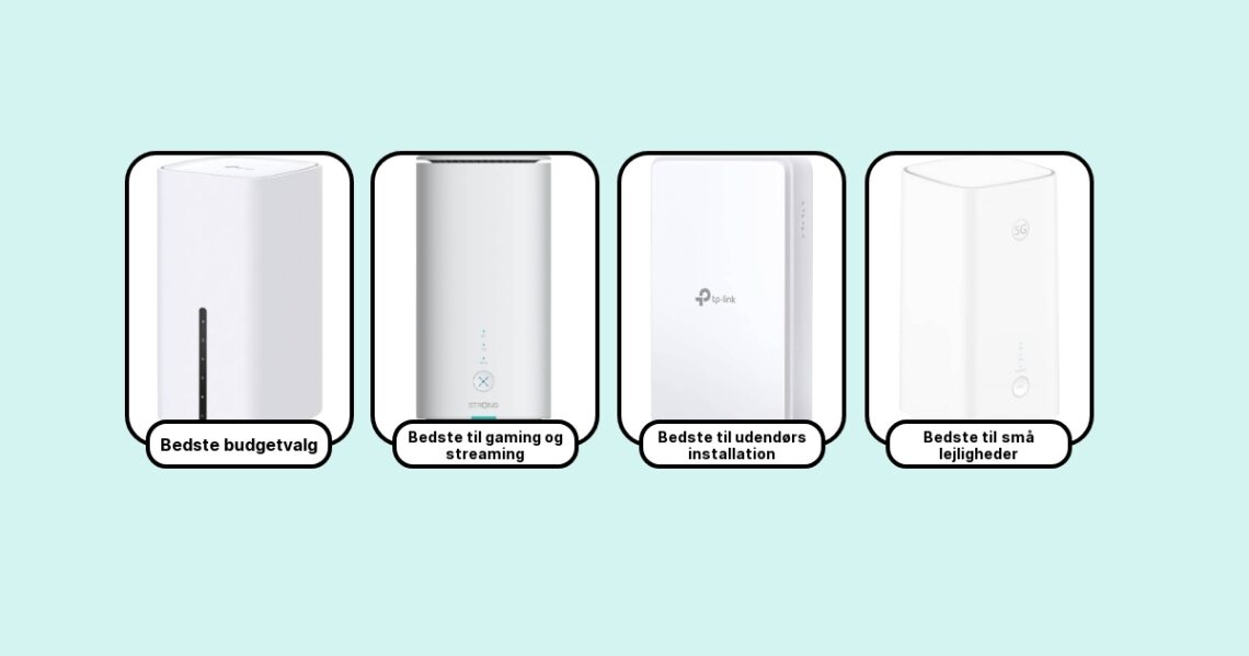 → 7 Bedste 5g routere [oktober 2025] | Rytmen.dk