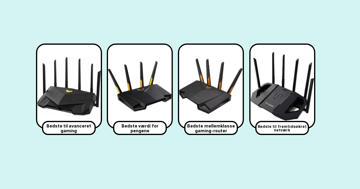 → 7 Bedste Gaming routere [november 2025] | Rytmen.dk