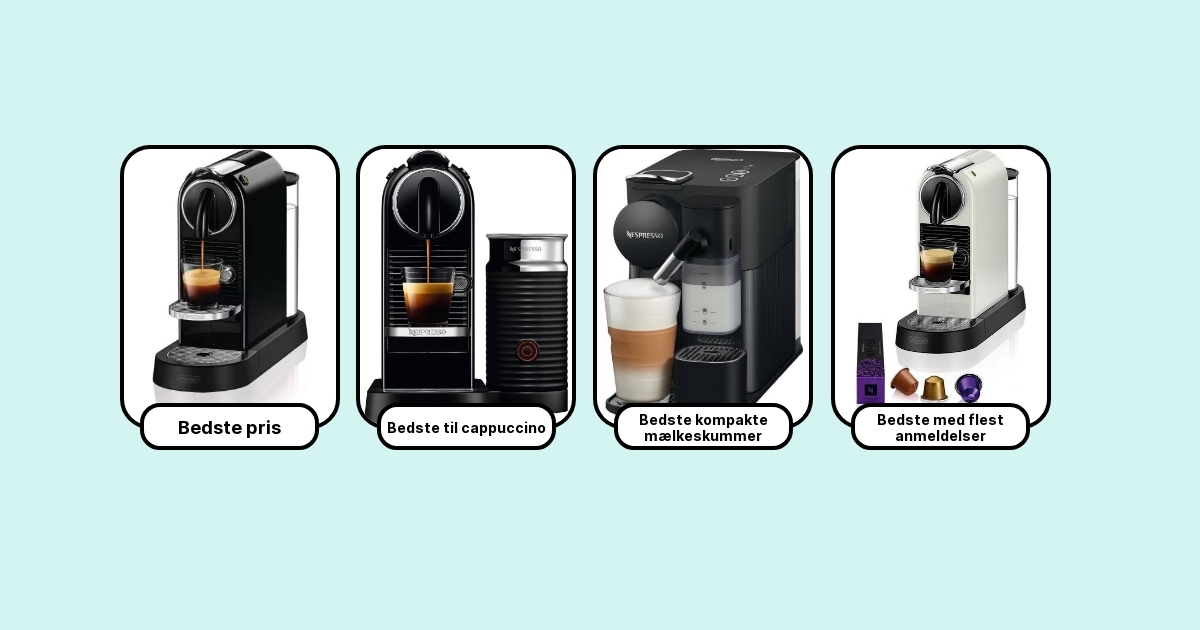 → 7 Bedste Nespresso maskiner [januar 2026] | Rytmen.dk